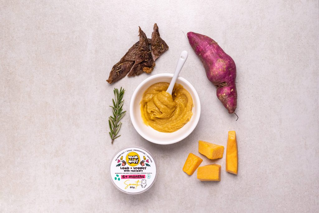 6+ months Lamb and Veggies Baby Puree - The Mom Archive